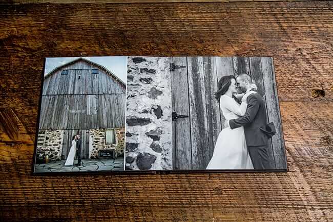 Wedding photo books with Fuji Deep Matte Paper from Printique