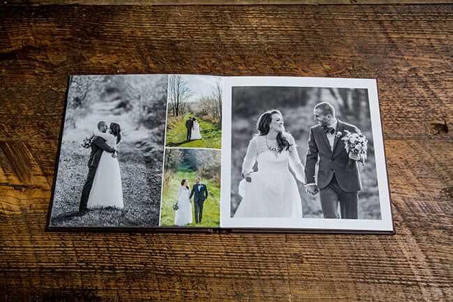 Wedding photo books with Fuji Deep Matte Paper from Printique