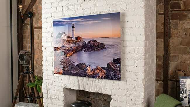 A photo finish with metal prints