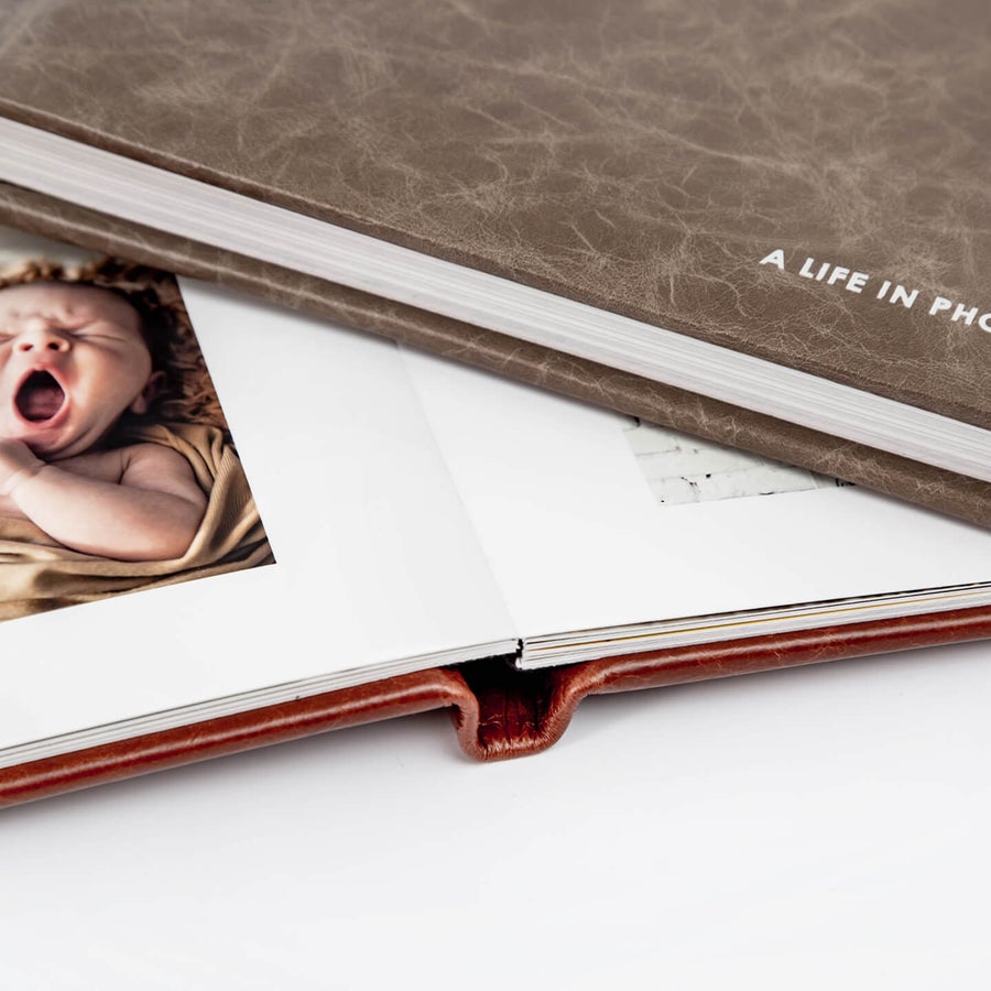 Leather Photo Books - Professionally Leather Bound - Printique, An ...