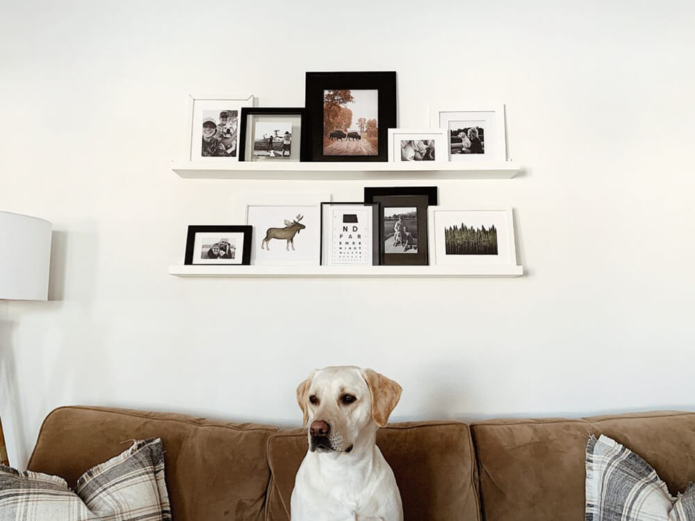 How to Style a Picture Ledge - 5 Ideas - Printique, An Adorama Company