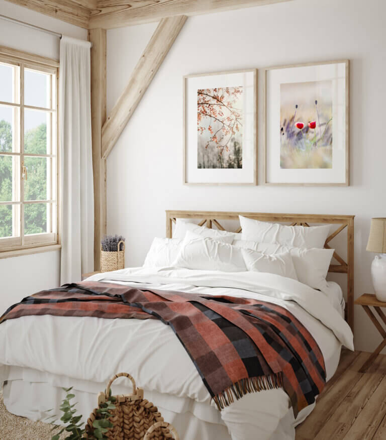 How To Decorate Above the Bed - Printique, An Adorama Company